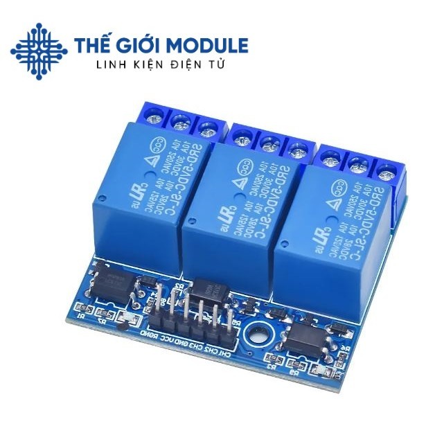 [Có sẵn] [Rẻ vô địch] Module 3 relay 5V với opto cách ly ...