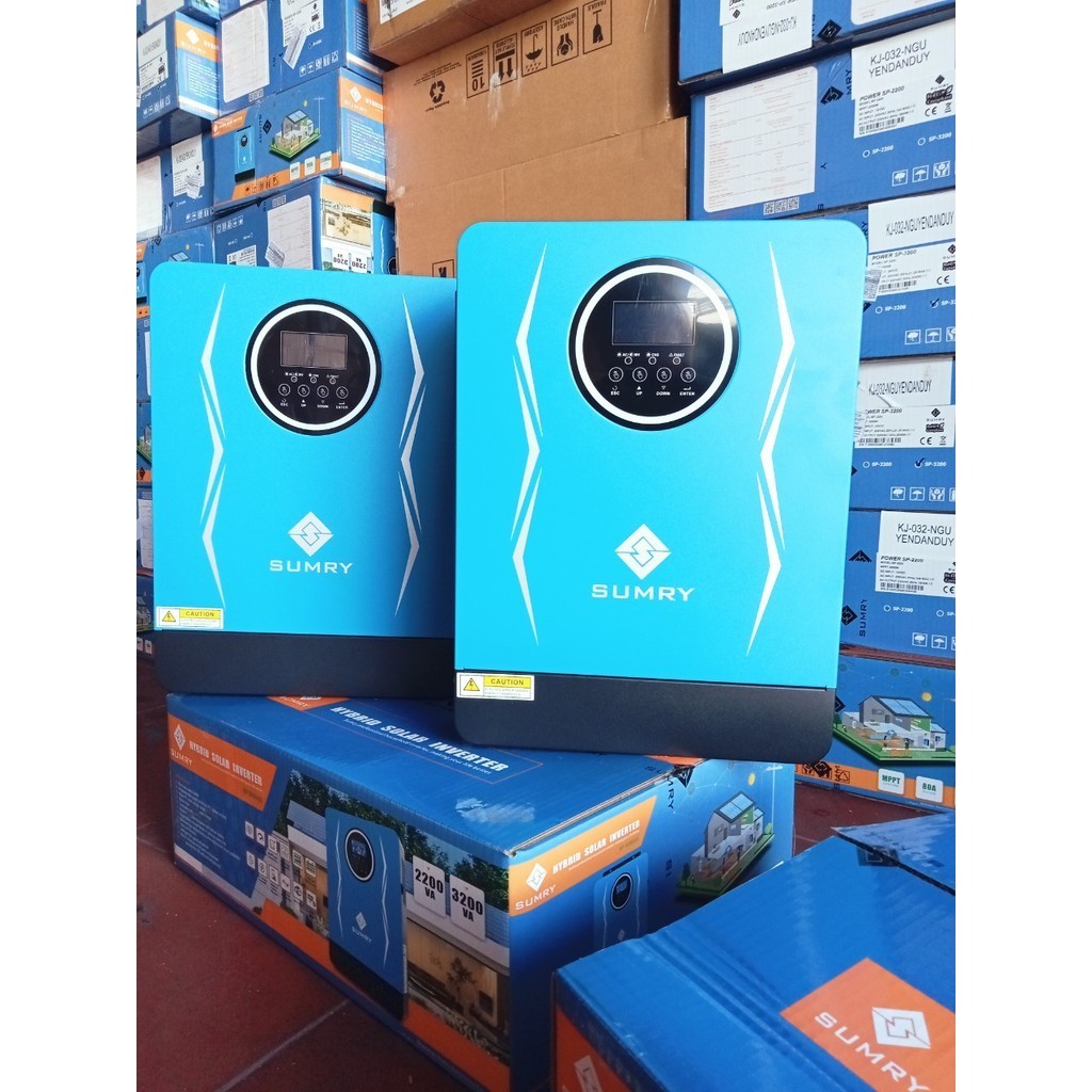 Biến tần SUMRY Hybrid Inverter 3KW 24V AC220-240V 80A MPPT PV 55V-450V ...