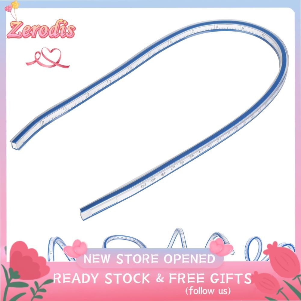 Zerodis Flexible Tracing Ruler Curve Plastic Scale Soft Measuring Tool ...