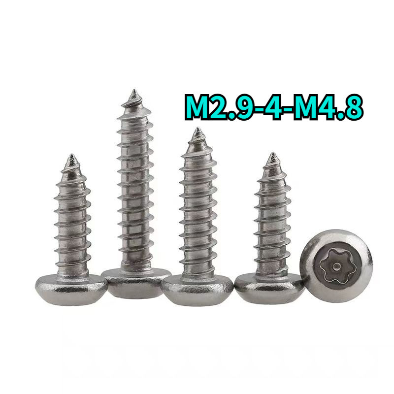 [Hnk] Ốc vít tự khai thác Torx bằng thép không gỉ 304 Vít đầu tròn có cột Vít gỗ 2.9M3.5M3.9M4.8 ...