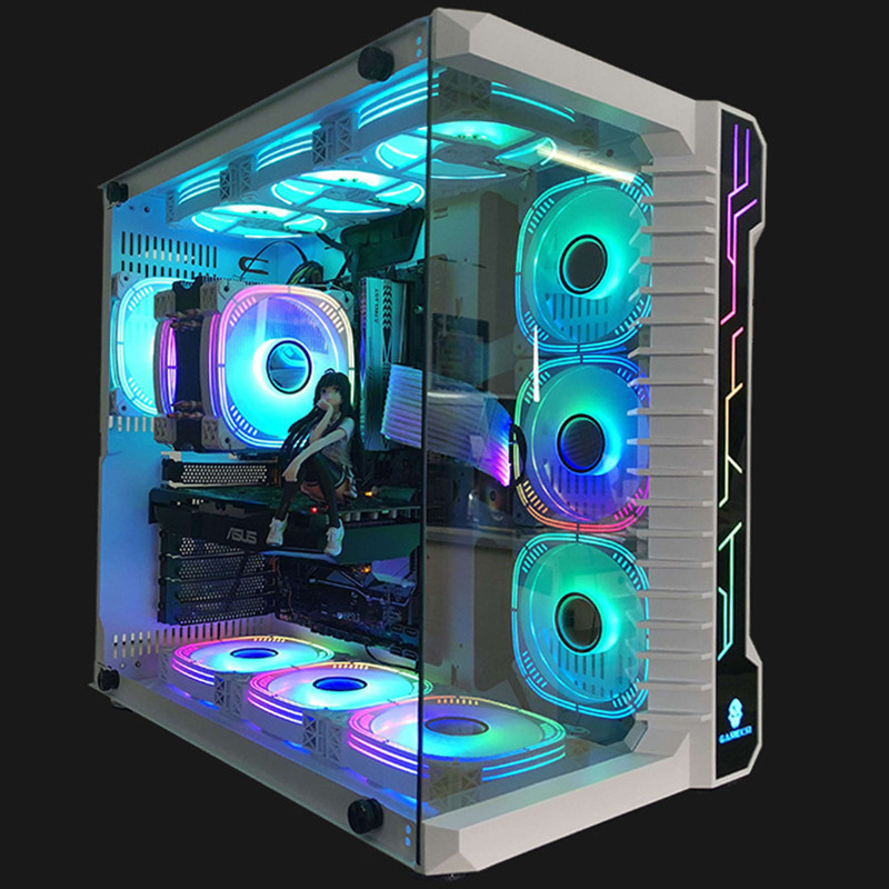 size 12 cm,Fan Led RGB Coolmoon,case tản nhiệt RGB,Quạt Tản Nhiệt ...