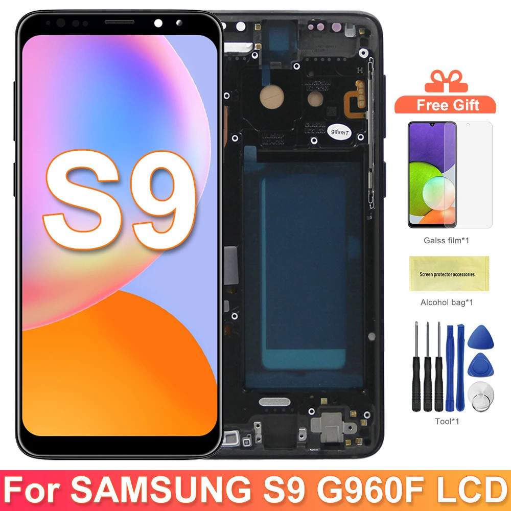 Màn hình hiển thị TFT S9 cho Samsung Galaxy S9 G960F G960F / DS Màn ...