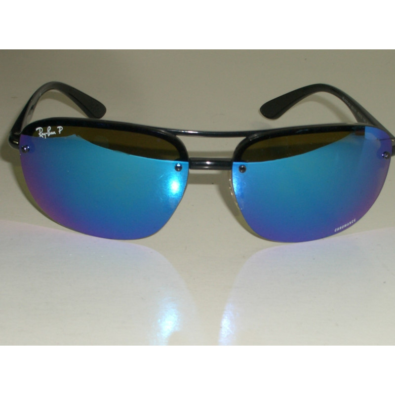 RAY BAN RB4275-CH 63[]15 140 Kính mát không viền màu xanh sáng bóng ...