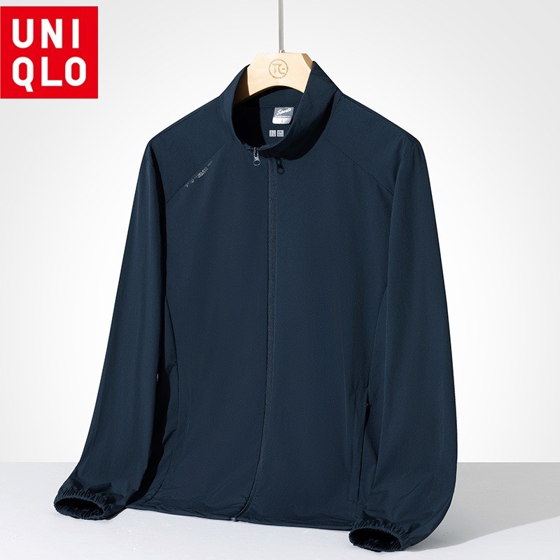 Uniqlo 2025 Áo khoác UV mới Áo khoác chống nắng nam dài tay Áo khoác chống tia cực tím L-5XL ...
