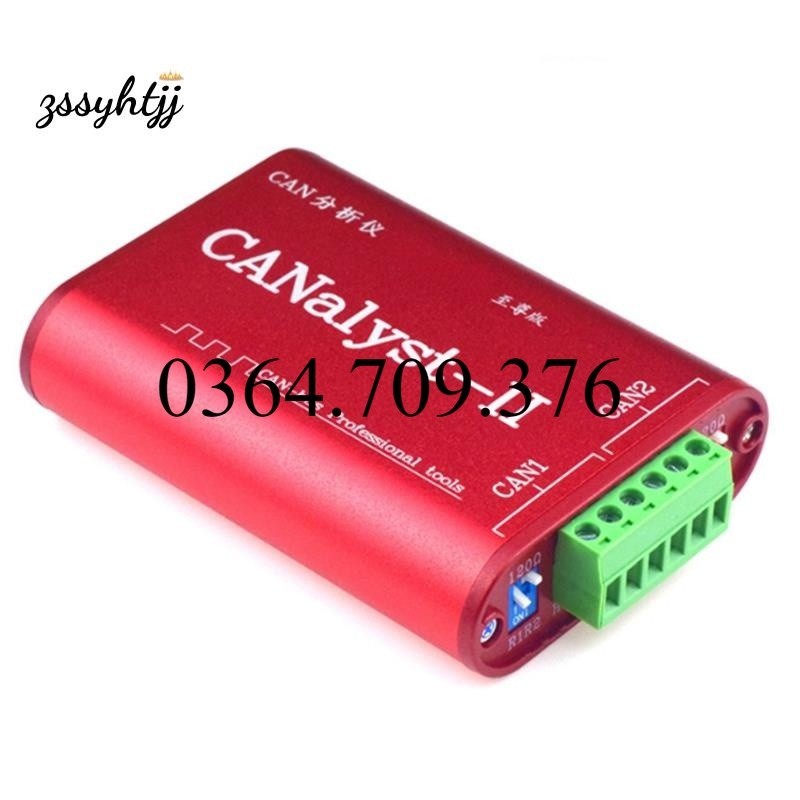 Bộ phân tích can Canopen Bộ chuyển đổi USBCAN-2II j1943 Tương thích với zlg USB sang can ...