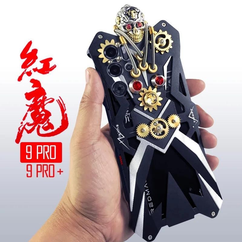 Vỏ giáp hạng nặng bằng kim loại nhôm mạnh mẽ cho ZTE Nubia Red Magic 9 ...