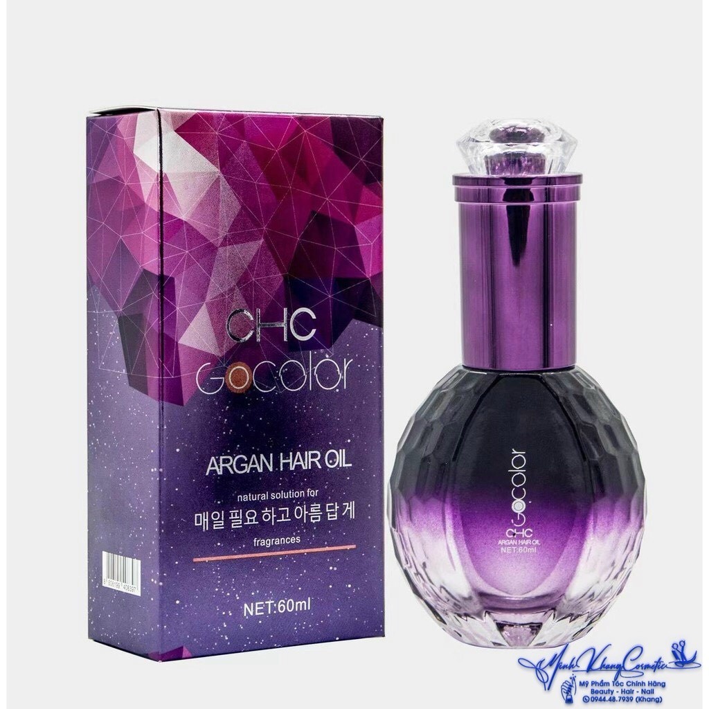 Tinh dầu dưỡng tóc CHC GOCOLOR Argan Hair Oil 60ml ( Korea ) - MK ...