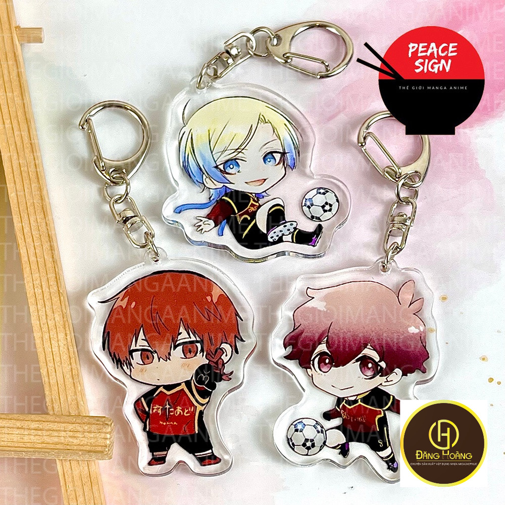 Móc khóa BLUE LOCK Michael Kaiser Alexis Ness Ranze Kurona in hình ...