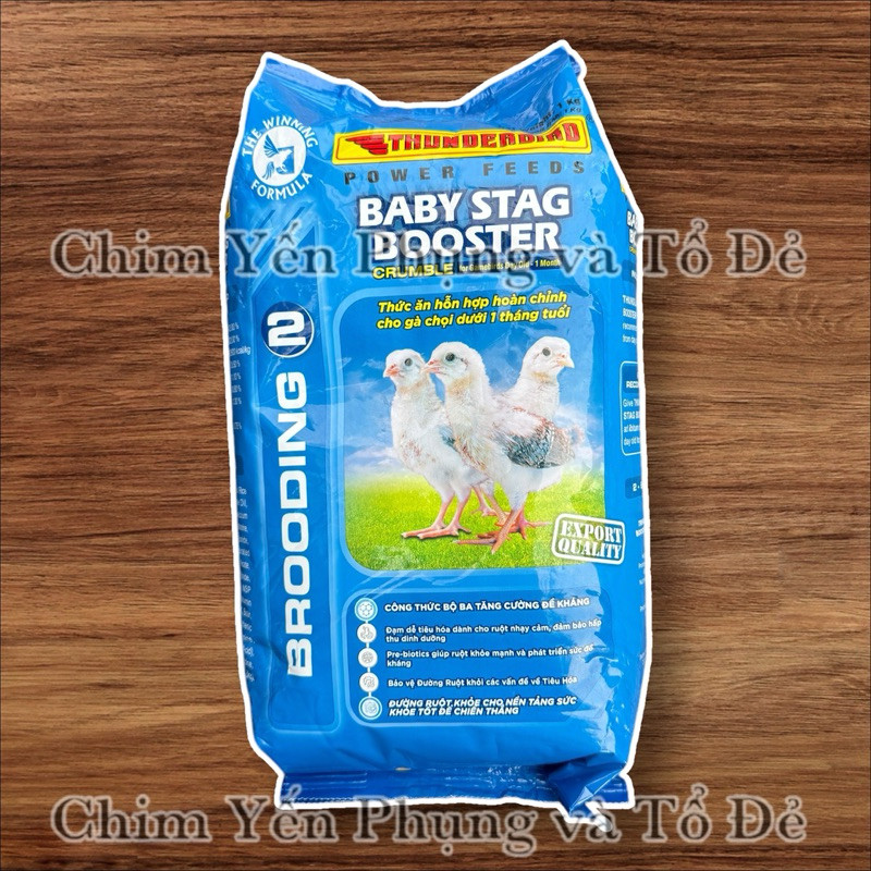 🐥 Cám Gà Con BABY STAG BOOSTER Thunderbird 1kg – Tăng Trưởng Vượt Trội ...