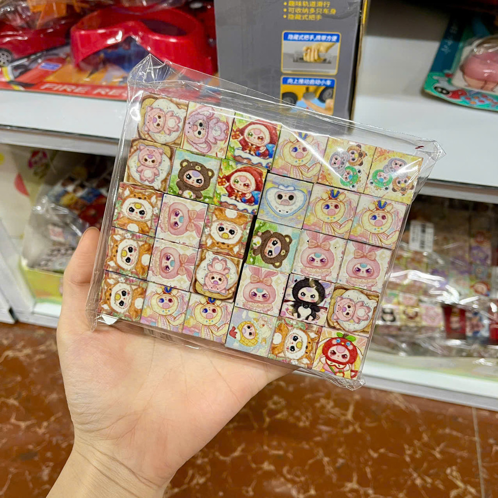 set 30 khối GIAO NGẪU NHIÊN Khối minecraft nam châm in hình natra, baby ...