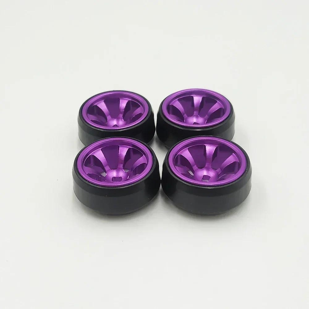 4 Bánh Xe Kim Loại Hub Drift Lốp Cho Rc 1: 28 Wltoys K989 K969 Mini-Q ...