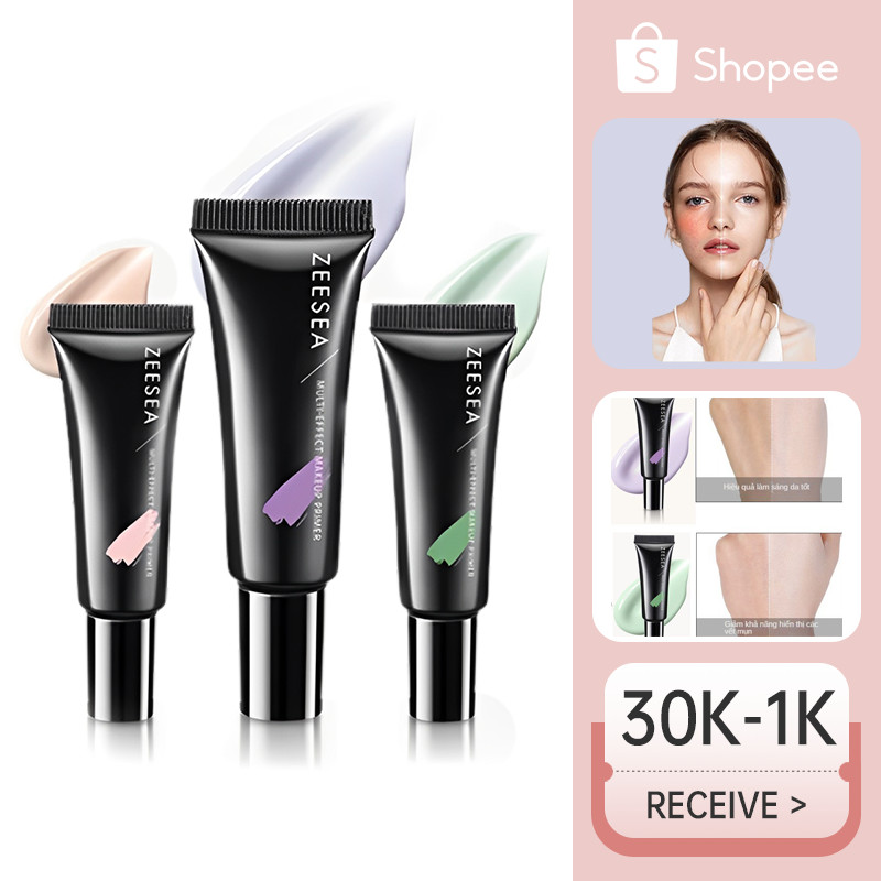 Kem nền Zeesea, Kem che khuyết điểm, Kem lót trang điểm dưỡng ẩm cơ bản 1 Cái | Shopee Việt Nam