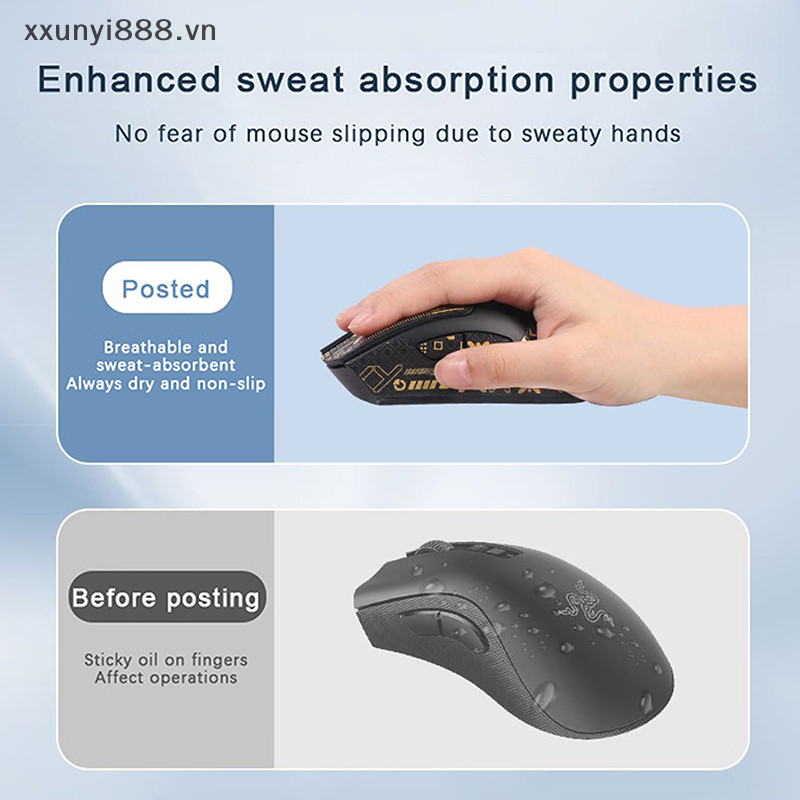 {Hgvn} Mouse Grip Tape Skate Handmade Sticker Chống Trượt Hút Mồ Hôi ...