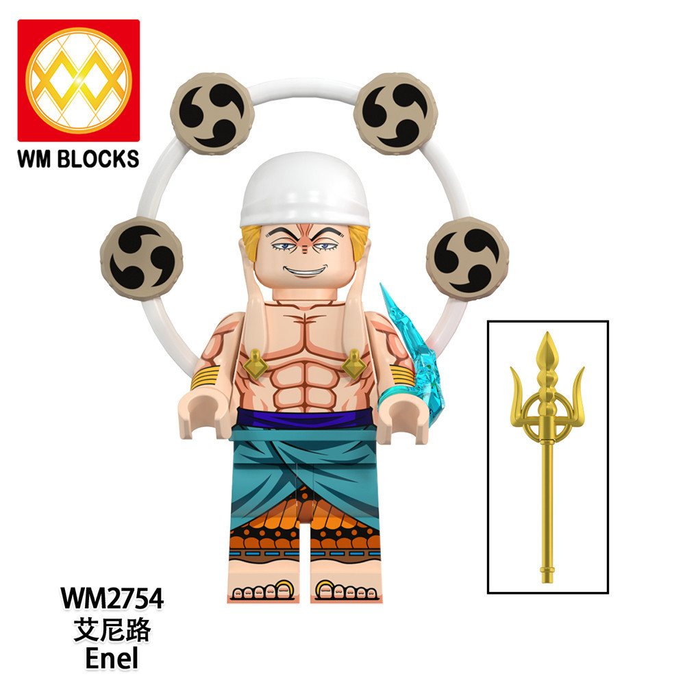 Onepiece Minifigures Edward Newgate Kaidou Enel Kid Katakuri Oden Reiju ...