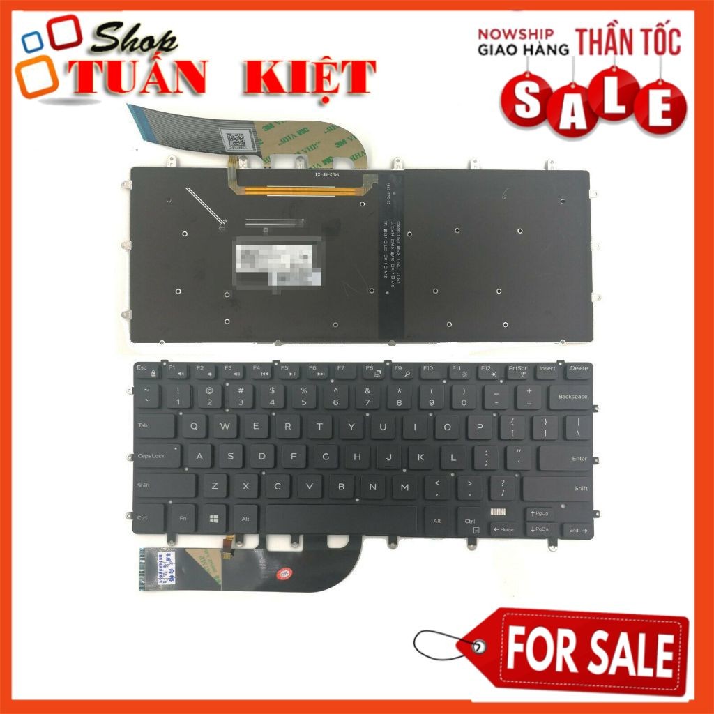 Bàn phím Dell Inspiron 13-7000 7347 7348 7548 7547 XPS 13 9343 9353 ...