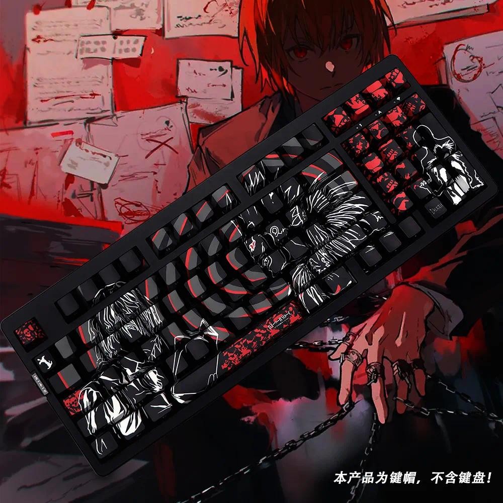 Death Note Keycap 136 Phím Cherry Profile PBT Dye Thăng Hoa Chữ Cái ...