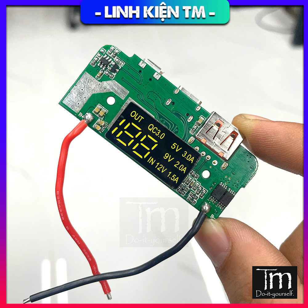 Mạch Sạc Dự Phòng Sạc Nhanh QC3.0 IP5318 18W Hiển Thị LCD | Shopee Việt Nam