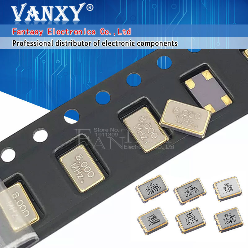 10 CÁI 5032 4Pin SMD thạch anh cộng hưởng Pha lê 8MHZ 10MHZ 11.0592MHZ ...
