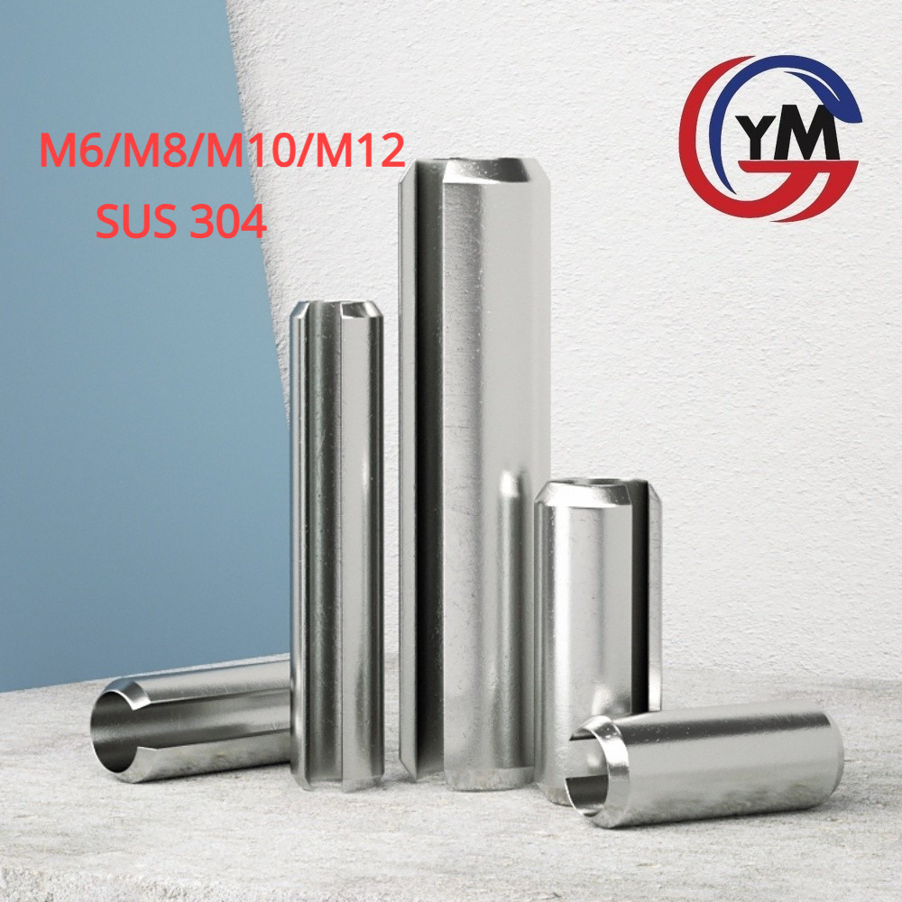 [Ymh1] Gb879 chốt đàn hồi bằng inox 304 chốt M6 M8 M10 M12 định vị đinh ghim mở | Shopee Việt Nam