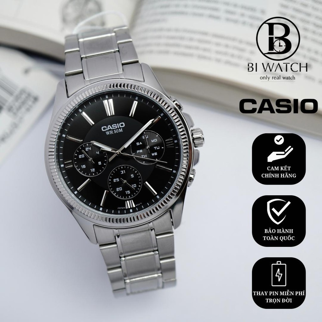 ĐỒNG HỒ NAM CASIO MTP-1375 || CHÍNH HÃNG Đeo Tay Watch | Shopee Việt Nam