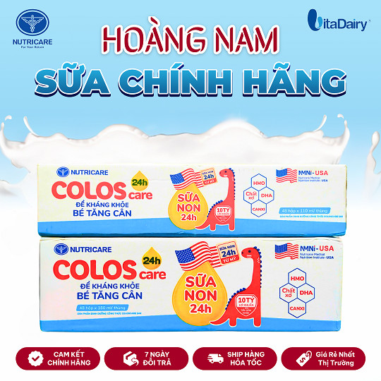 Sữa pha sẵn Colos Care thùng 48 hộp chính hãng NutriCare | Shopee Việt Nam