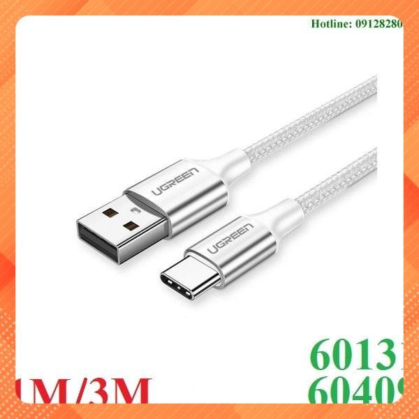 Cáp sạc nhanh USB Type-C dài 1m-3m Ugreen chính hãng | Shopee Việt Nam