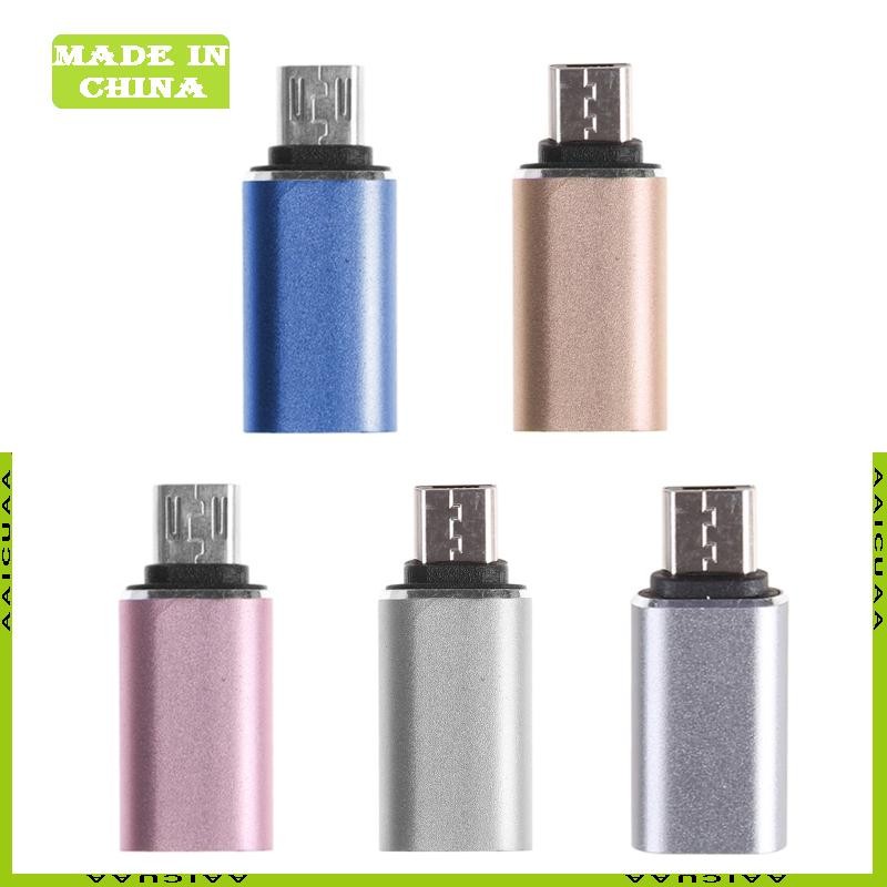 Đầu nối chuyển đổi AA Type C Female sang Micro USB Male Hỗ trợ đồng bộ ...