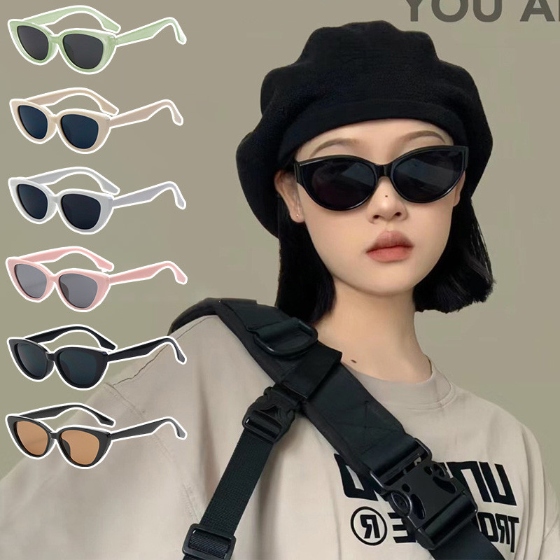 Kính Mát Mắt Mèo Thời Trang Nữ Retro Kính Mát Mùa Hè Chống Tia UV Kính ...