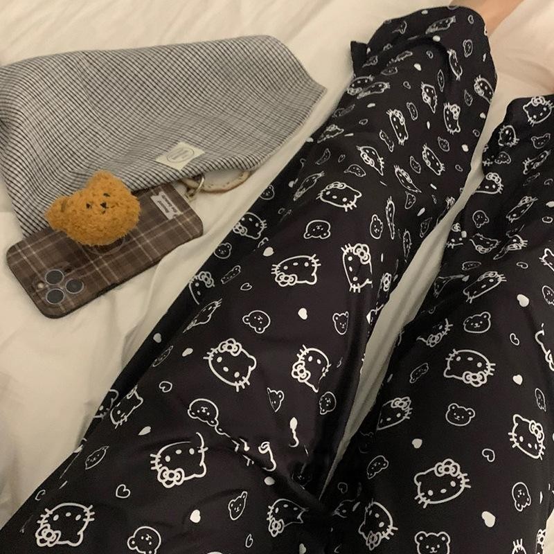 Hello Kitty Quần Hoạt Hình Pyjama Quần Nữ Sinh Viên Nhật Bản Nhà Rời ...