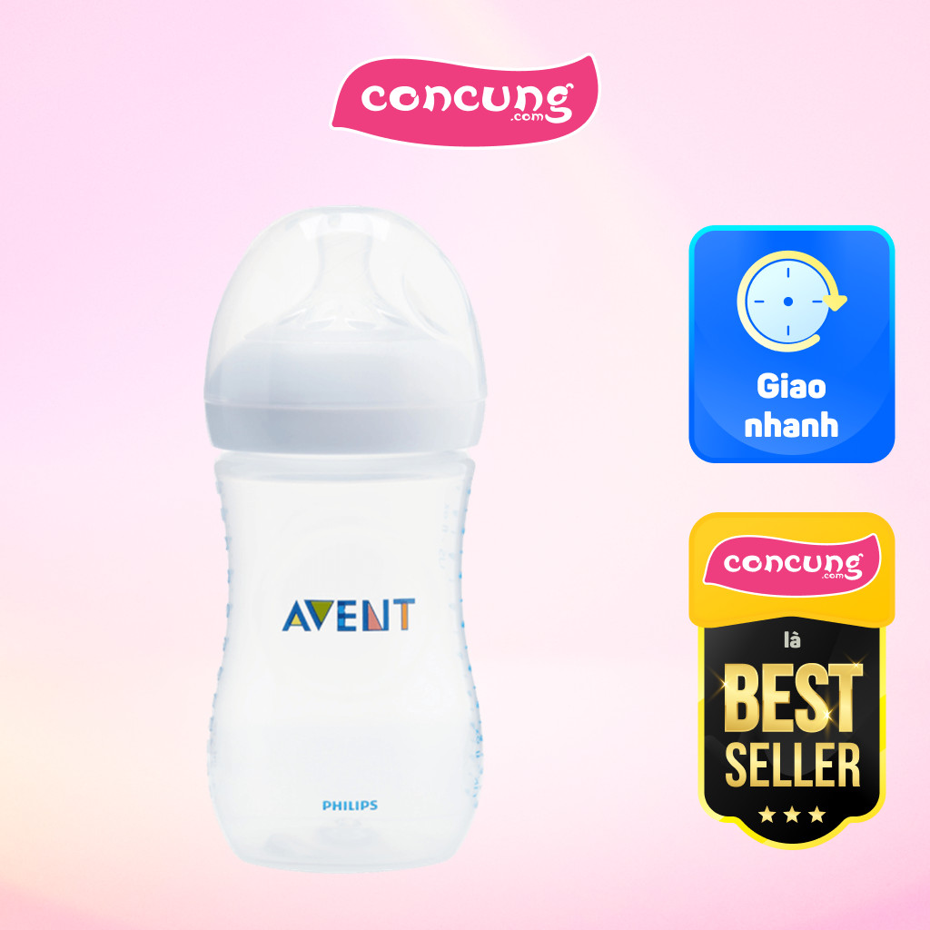 Bình sữa Philips Avent (SCF693/13) mô phỏng tự nhiên 260ml | Shopee Việt Nam