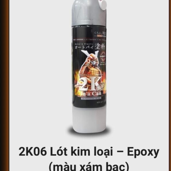 Sơn lót kim loại (bình xăng) cap cấp 2k06 samurai | Shopee Việt Nam