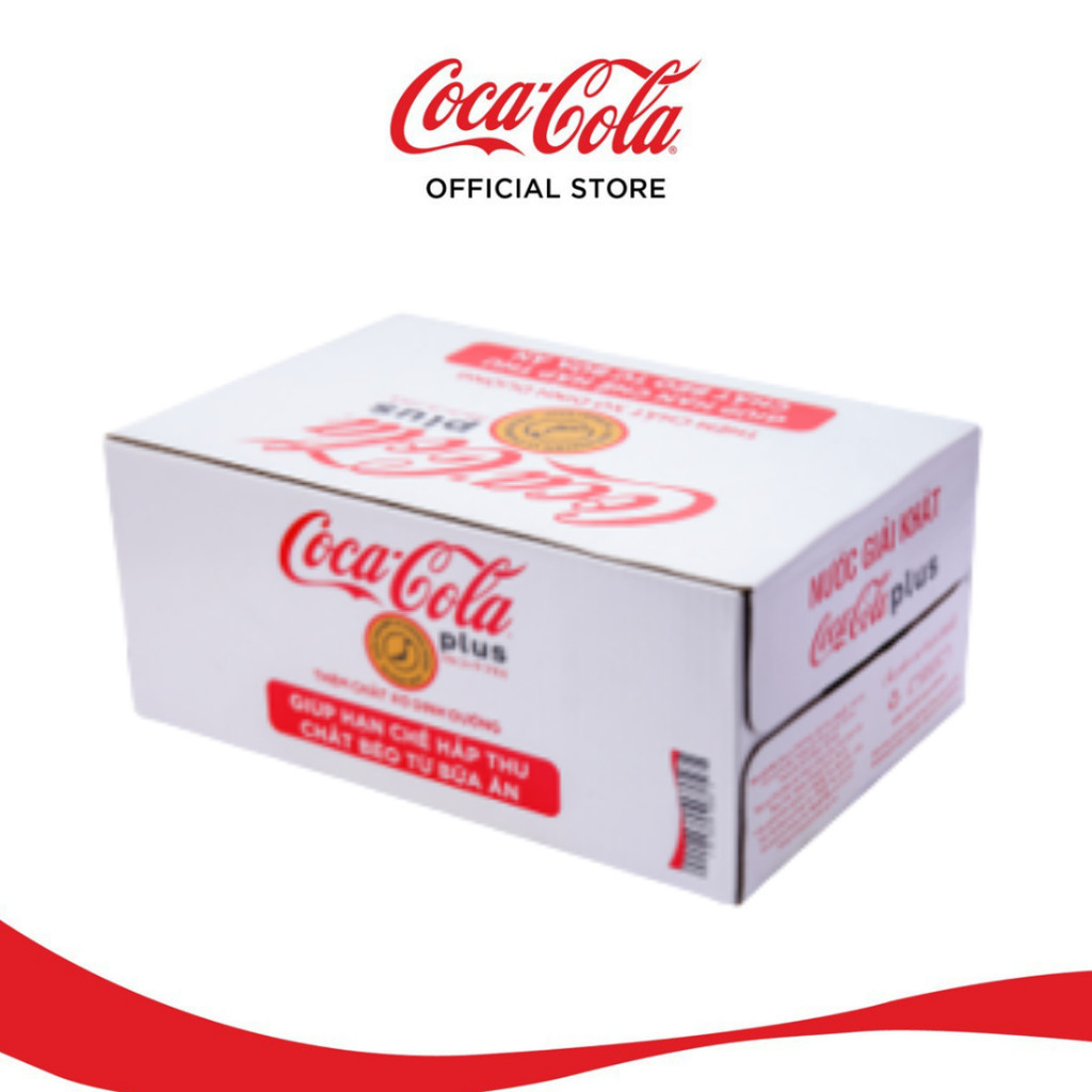 Thùng/Lốc 24 Lon Nước Ngọt Giải Khát Có Ga Coca-Cola Plus (Foshu) 320ml/Lon | Shopee Việt Nam