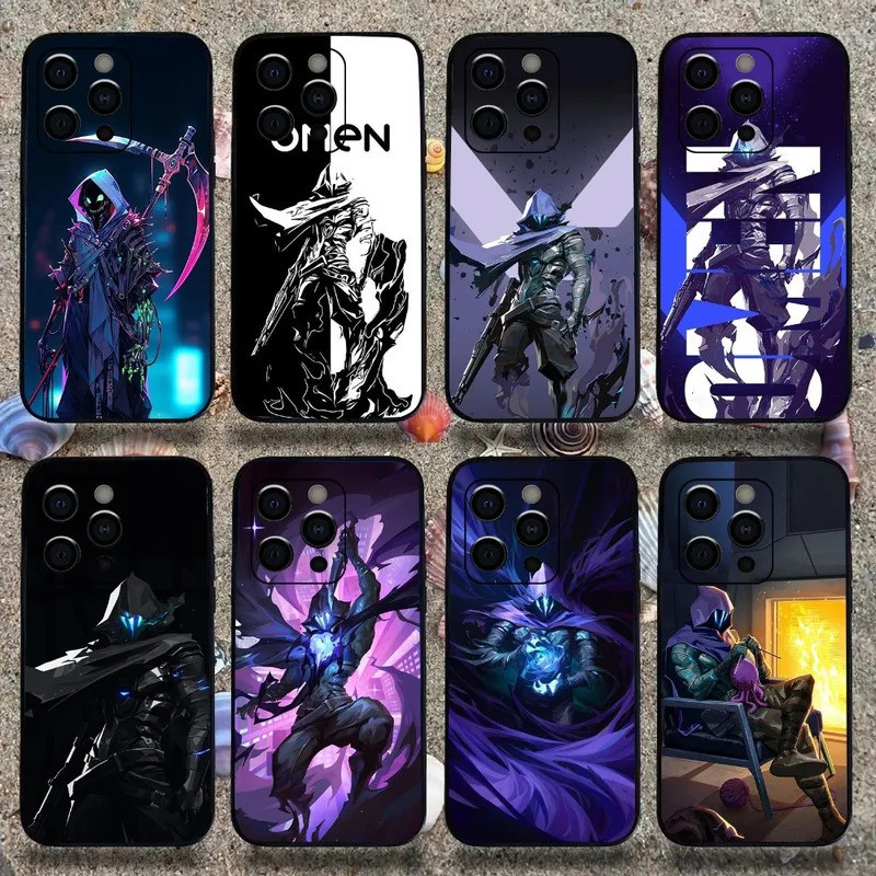 Ốp điện thoại TK-1 Valorant O-omen cho Apple iPhone 17,15,13,12,11, Pro ...