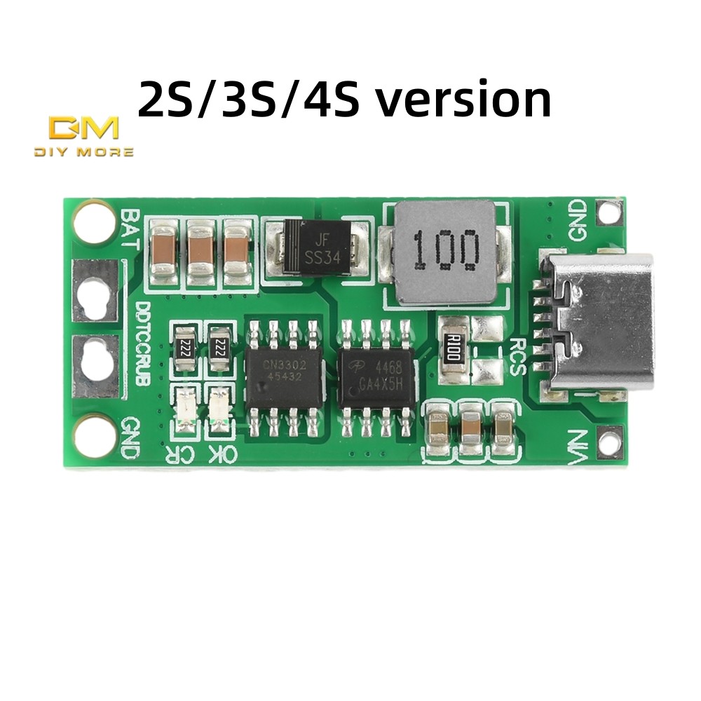 Diymore 2S / 3S / 4S DC 3-6V 1-4A Mô-đun tăng áp Lithium Polymer Pin ...