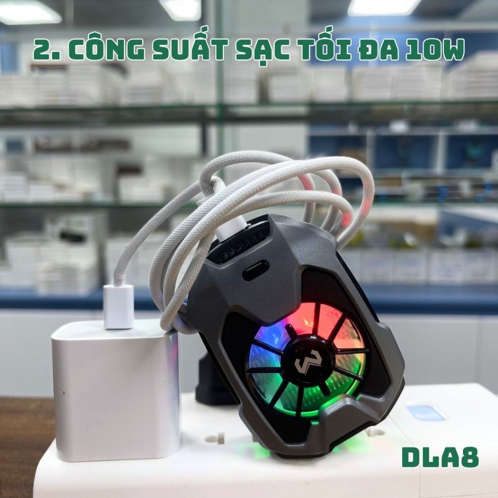 Quạt Tản Nhiệt Điện Thoại Memo DLA8/DLA8 Pro (Sò Lạnh Thế Hệ Mới 3 Chế ...