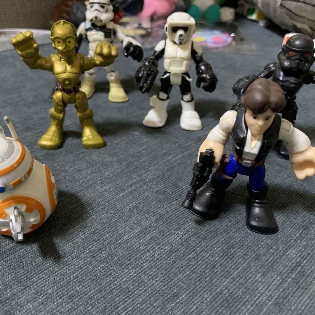 Star Wars Q Phiên bản Series Black Samurai White Soldier Mô hình hành ...