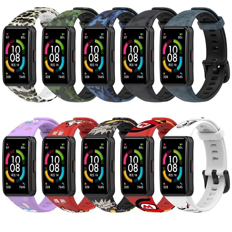 Dây đeo Silicon Cho Huawei Band 7 Huawei Band 6 Honor Band 6 Vòng