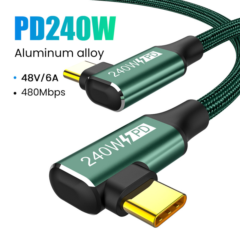 Cáp sạc nhanh PD 240W 5A USB Type C sang USB C USB-C PD | Shopee Việt Nam