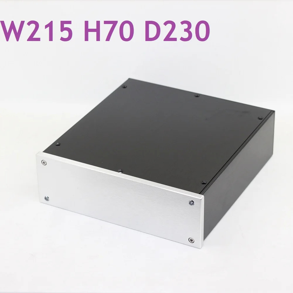 W215 H70 D230 Nhôm WA35 DIY Power Anodized Khuếch Đại Cung Cấp Khung Xe ...