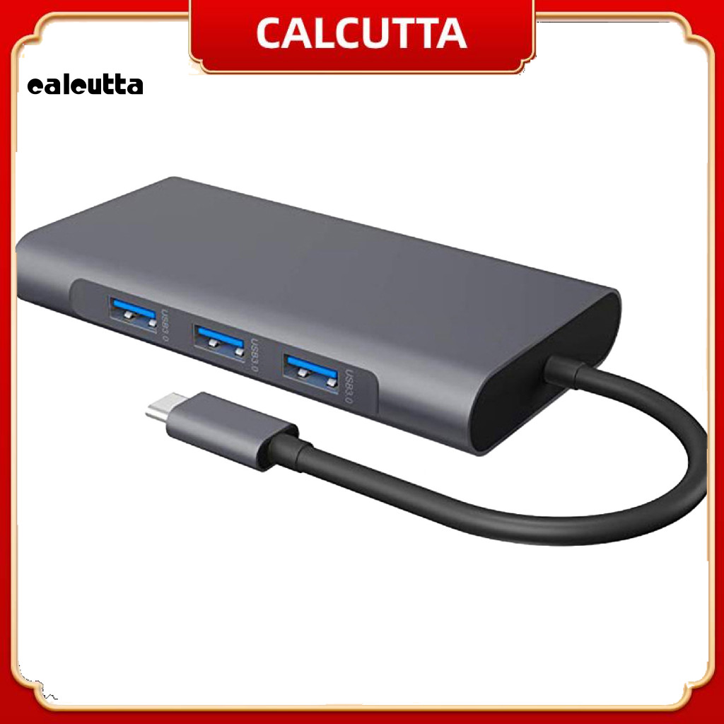 [Calcutta] 10 trong 1 Type-C sang VGA USB30 PD Đầu đọc thẻ sạc nhanh ...