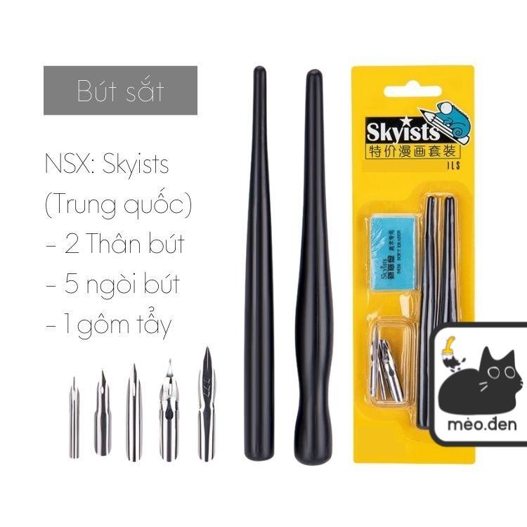 Bút Sắt SKYISTS Và Mực Nước 30ml Vẽ Truyện Tranh, Manga, Comic - Họa Cụ ...