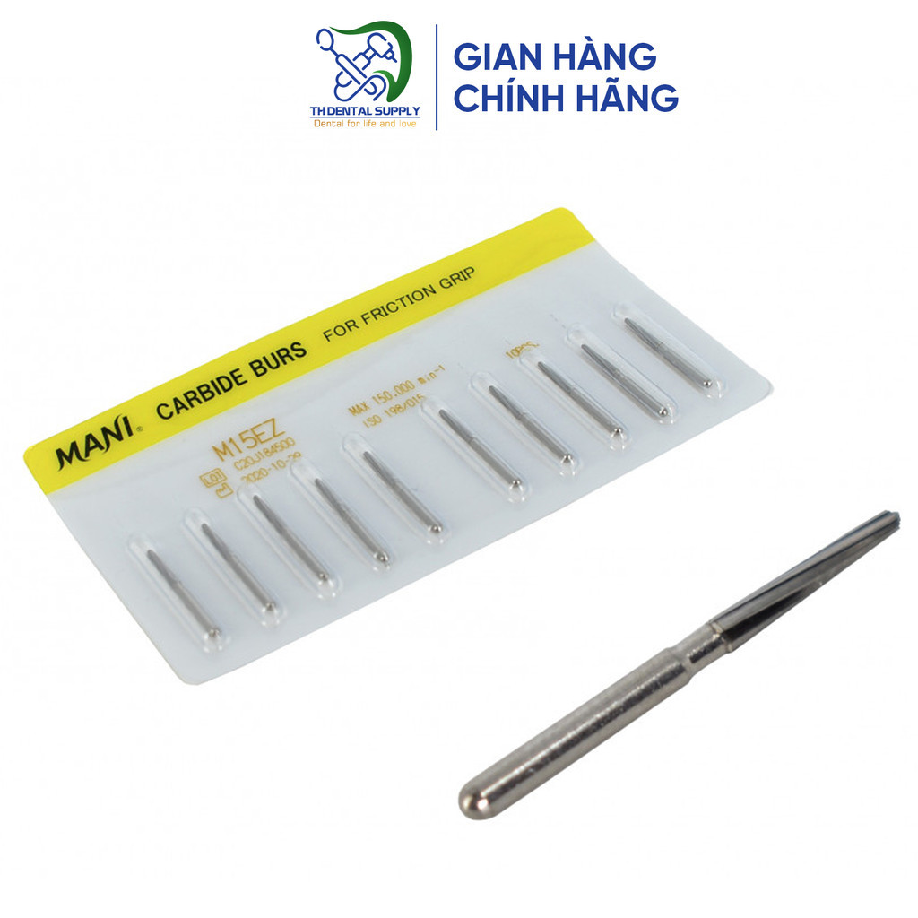 CARBIDE BURS MANI - M15EZ (Endo Z) - Vỉ 10 mũi | Shopee Việt Nam