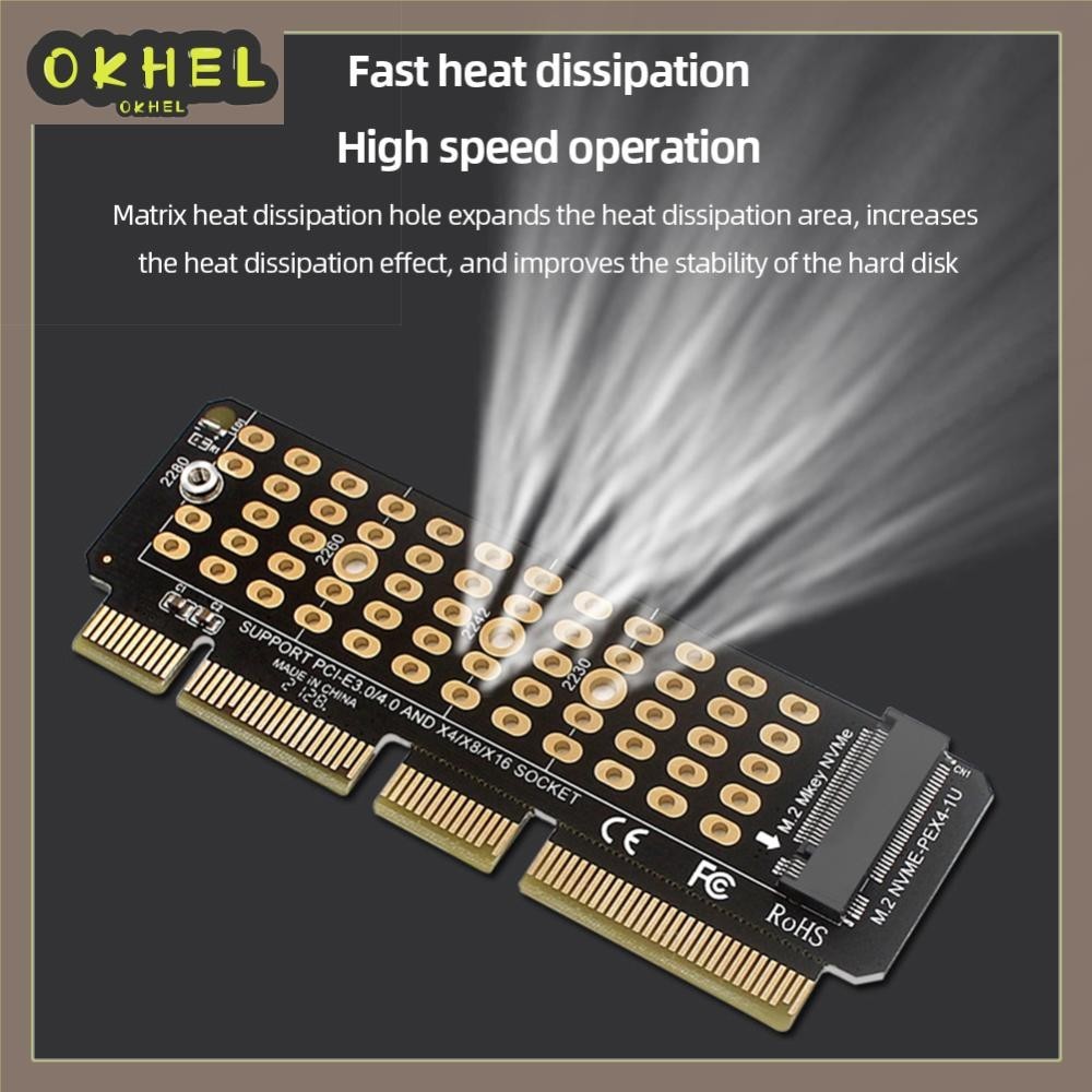 [Okhello.vn] Thẻ chuyển đổi M2 NVME M.2 Thẻ tăng tốc phím M SSD sang ...