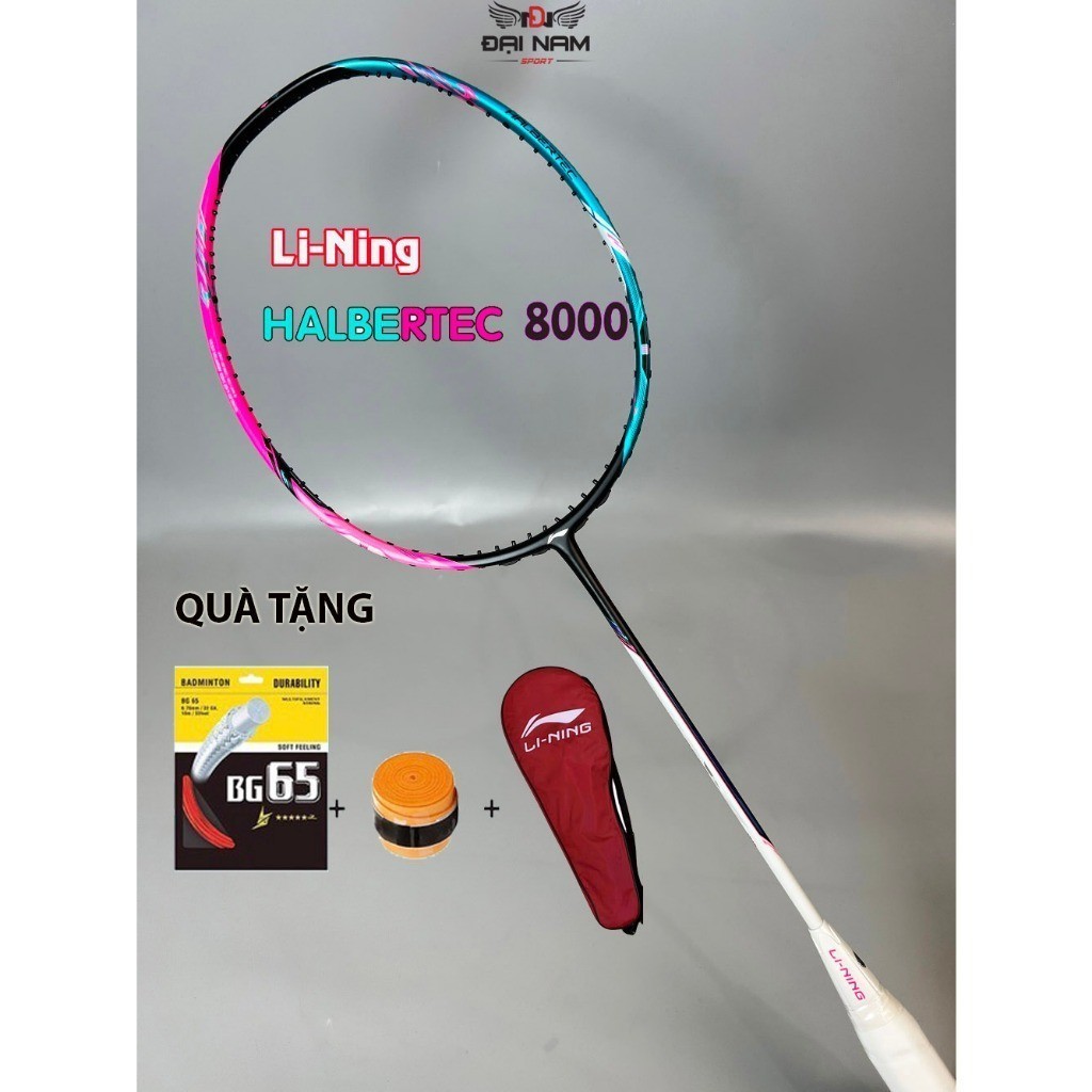 Vợt Lining Halbertec 8000 F1, Full Carbon 4U Tặng Cuốn Cán Và Túi ...