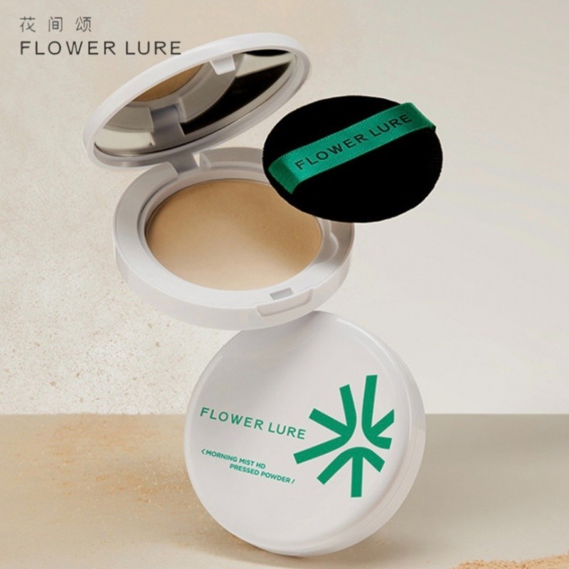 FLOWER LURE Phấn phủ kiềm dầu lâu trôi che khuyết điểm trang điểm cho ...