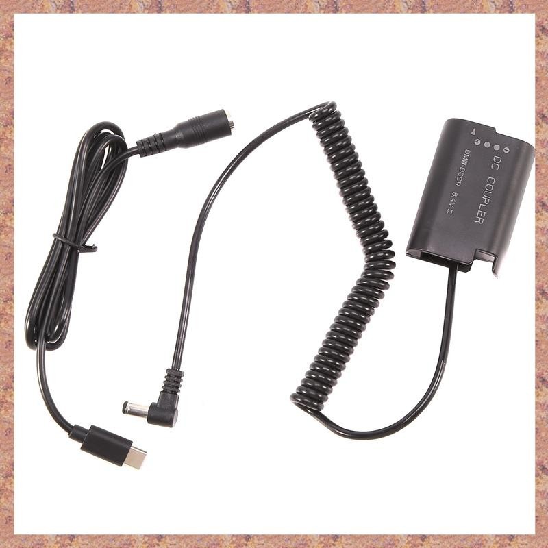 Bộ chuyển đổi nguồn pin giả USB C cho máy ảnh G9 DC-S5K DC-S5 GH5S GH5 ...