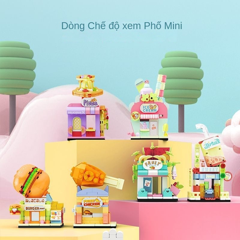 Khối xây dựng nhỏ tương thích với đồ chơi Lego trẻ em DIY đồ trang trí ...