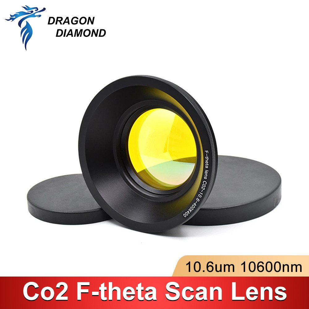 Ống kính trường quét ống kính Co2 F-theta 10.6um 10600nm 70 * 70mm-300 * 300mm FL100-450mm cho ...