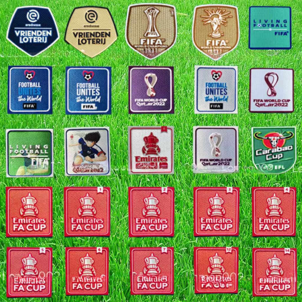 Miếng dán đổ xô 23-24 Bản vá World Cup Qatar, VRIENDEN LOTERIJ Emirates ...