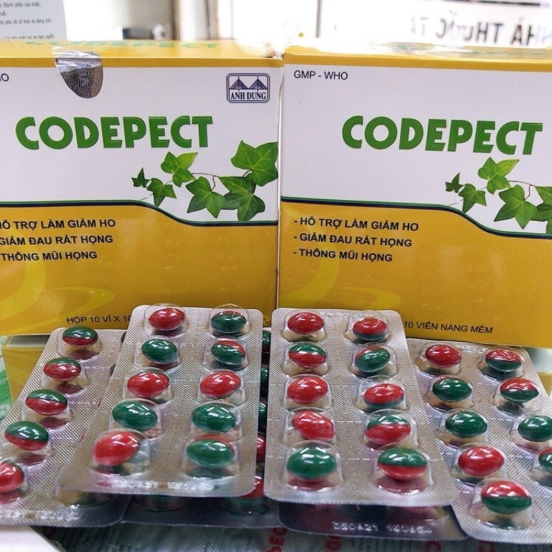 CODEPECT-HỖ TRỢ GIẢM HO, GIẢM ĐAU RÁT HỌNG, THÔNG MŨI HỌNG | Shopee Việt Nam